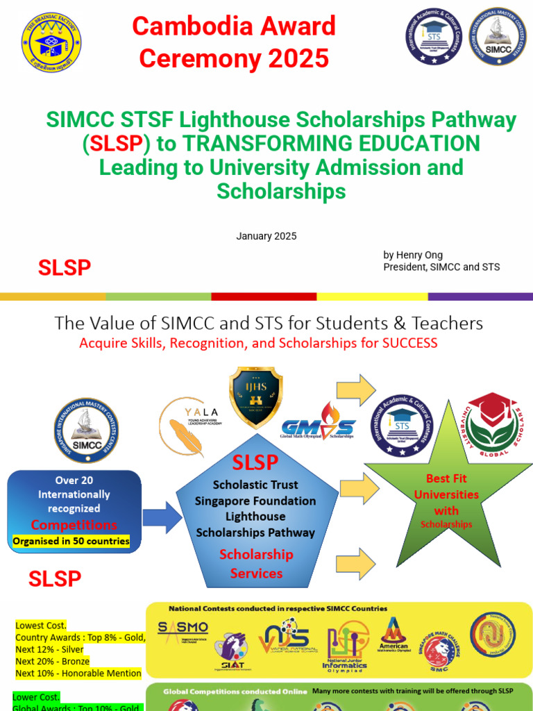 SIMCC Cambodia Award Ceremony Jan 2025 R1 | PDF