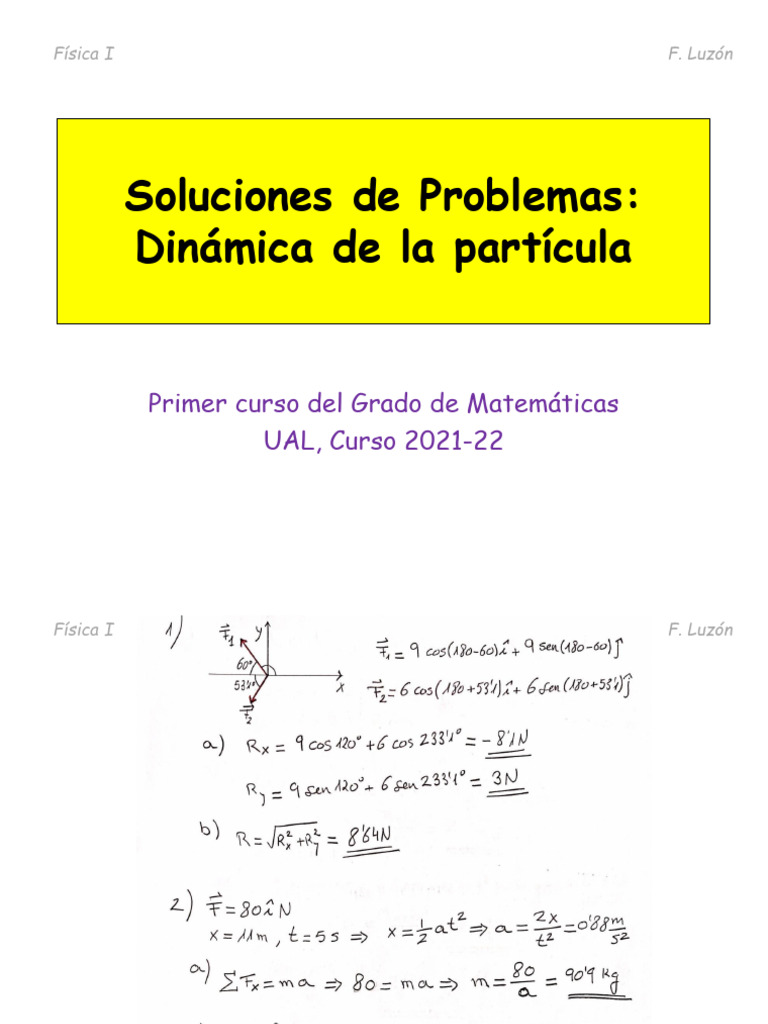 Soluciones 2-Partículas | PDF