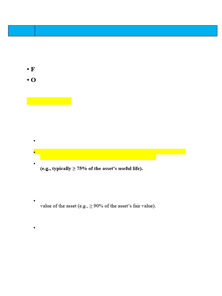 L 2 - Lease Classification | PDF | Lease | Economies