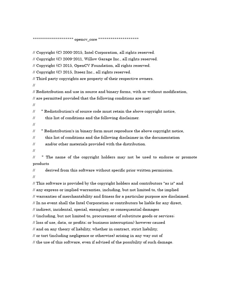 BSD 3 Clause | PDF | Legal Liability | Copyright