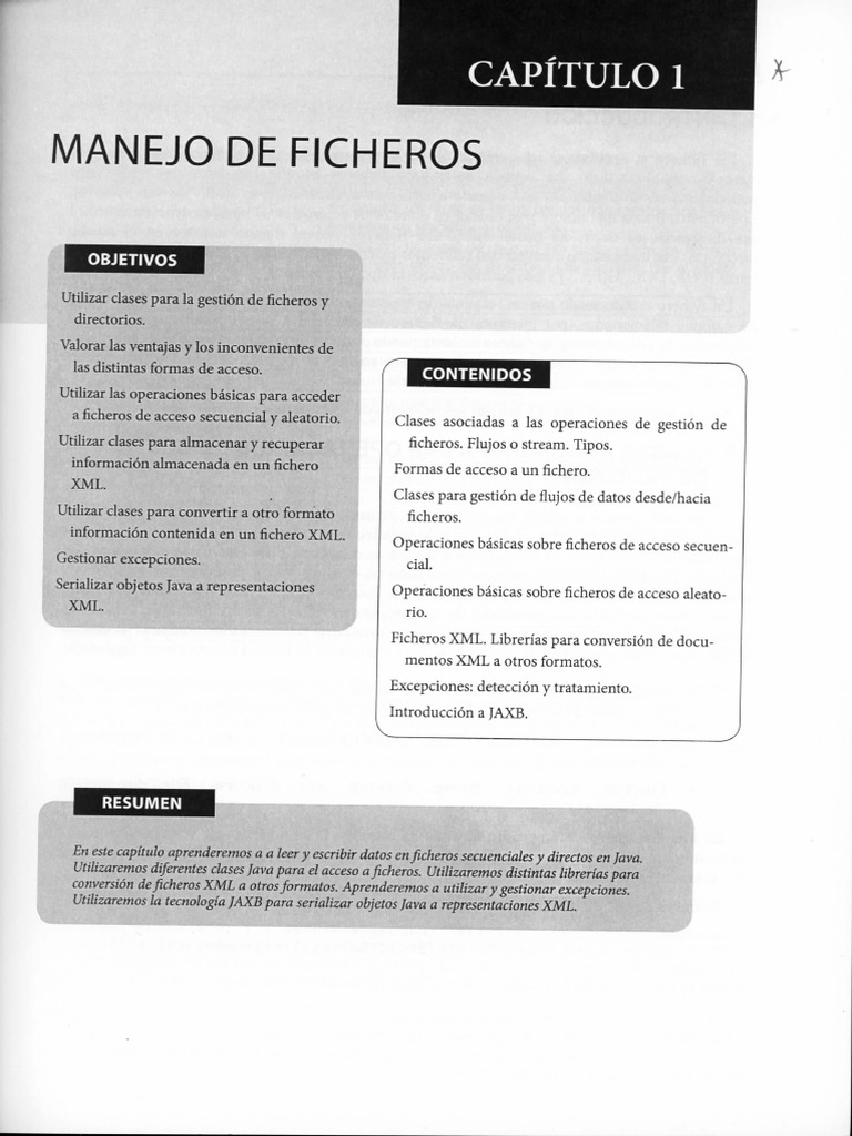 ADO Cap01 Ficheros | PDF