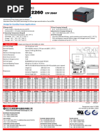 GS Battery Technical Data Sheet N200 | PDF