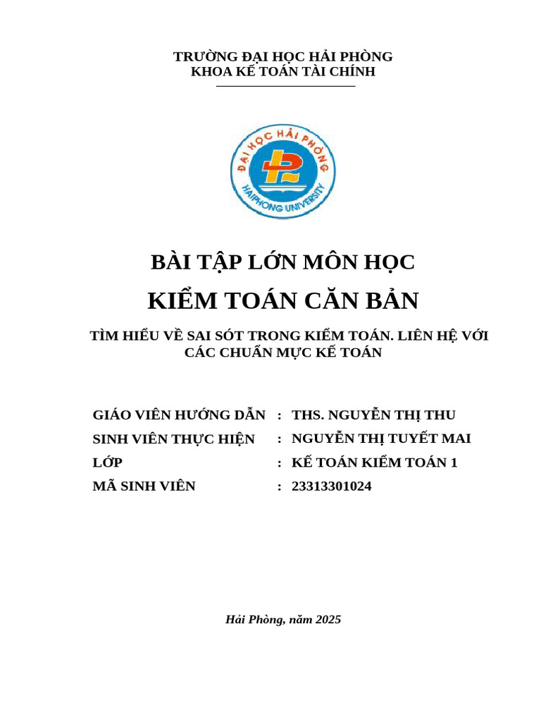 Mau Bia - Bài Tập Lớn Ktcb-k24 | PDF