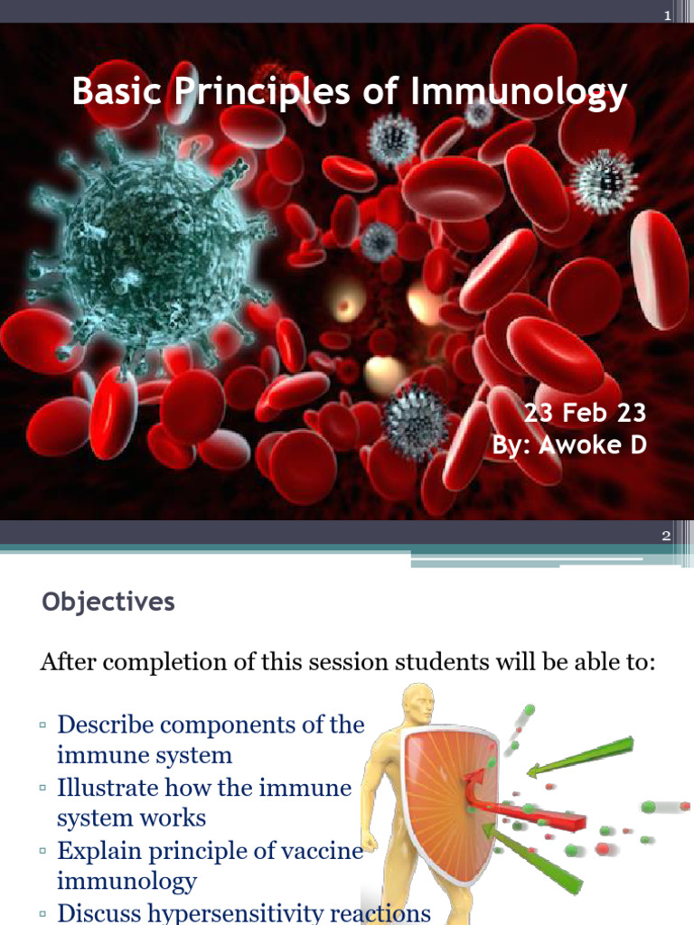 Immunology Basics: Immune System Overview | PDF | Immune System ...