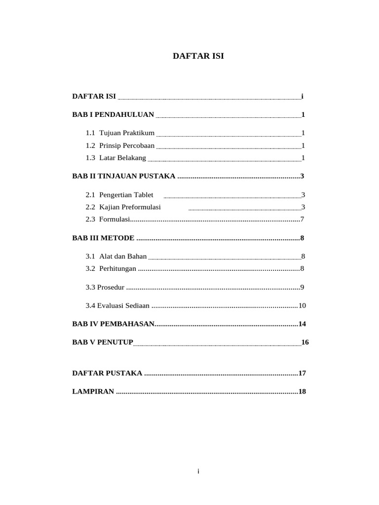 Daftar Isi | PDF