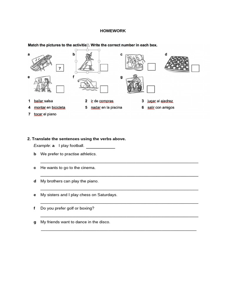 Homework Y8 | PDF