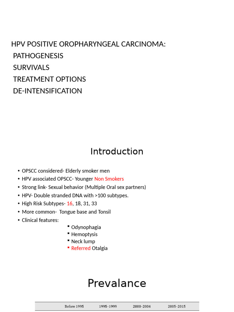 Dr. Zaki HPV Opscc | PDF | Medical Specialties | Diseases And Disorders