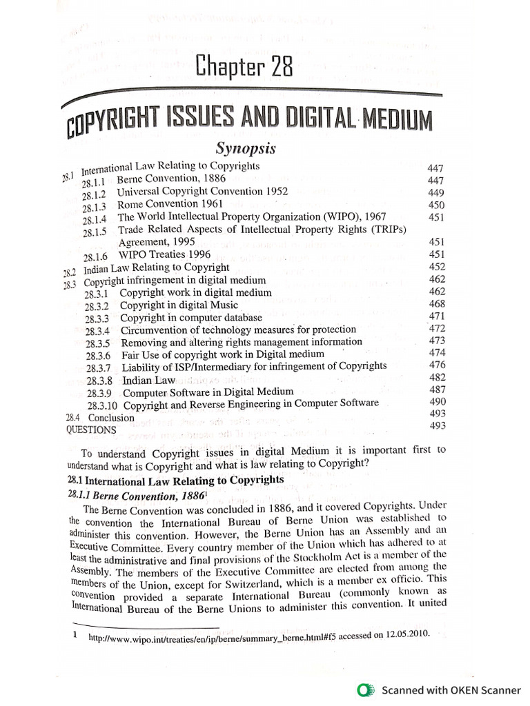 Cyber Law & Copyright | PDF
