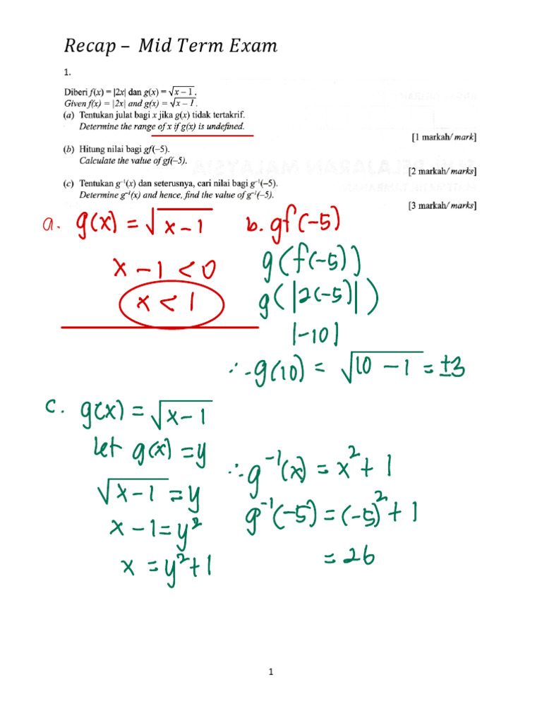 Midterm Exam Recap and Solutions | PDF | Foods