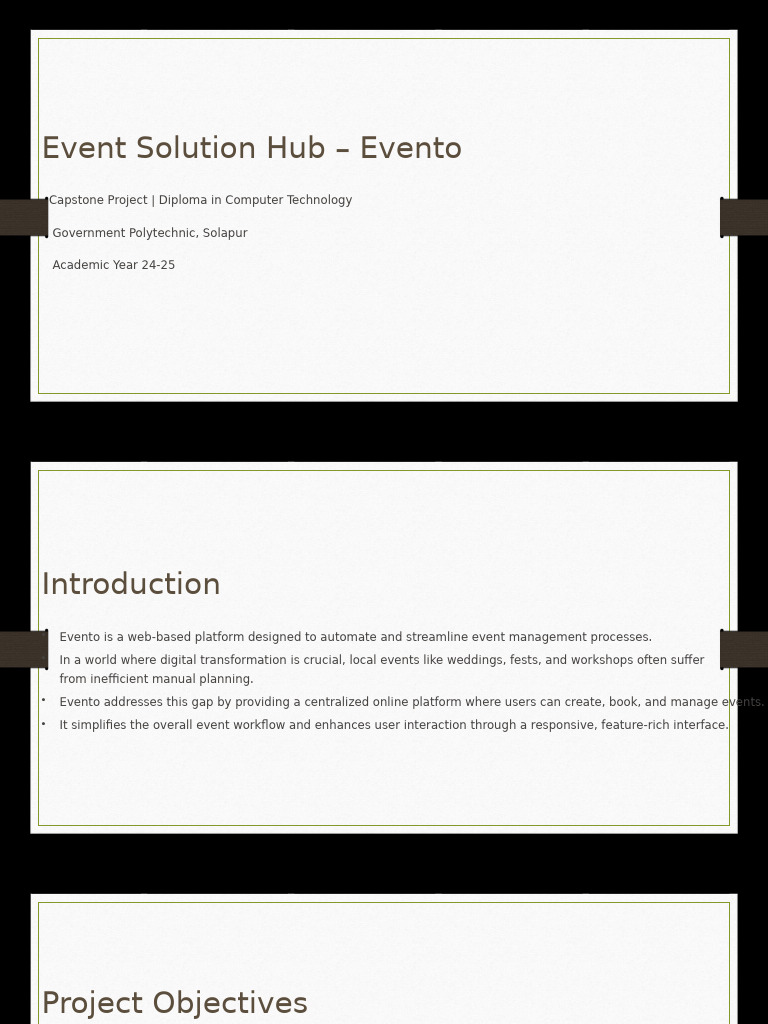Event Solution Hub Evento | PDF | Databases | Usability