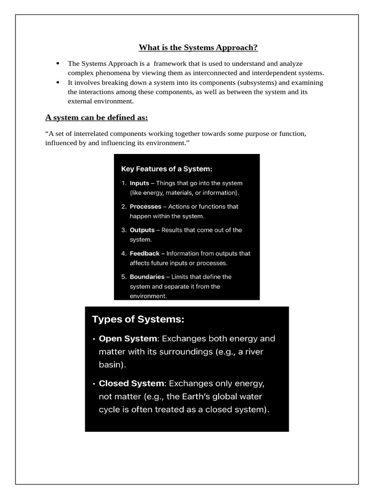 Unit 4 Thought | PDF | System | Natural Environment