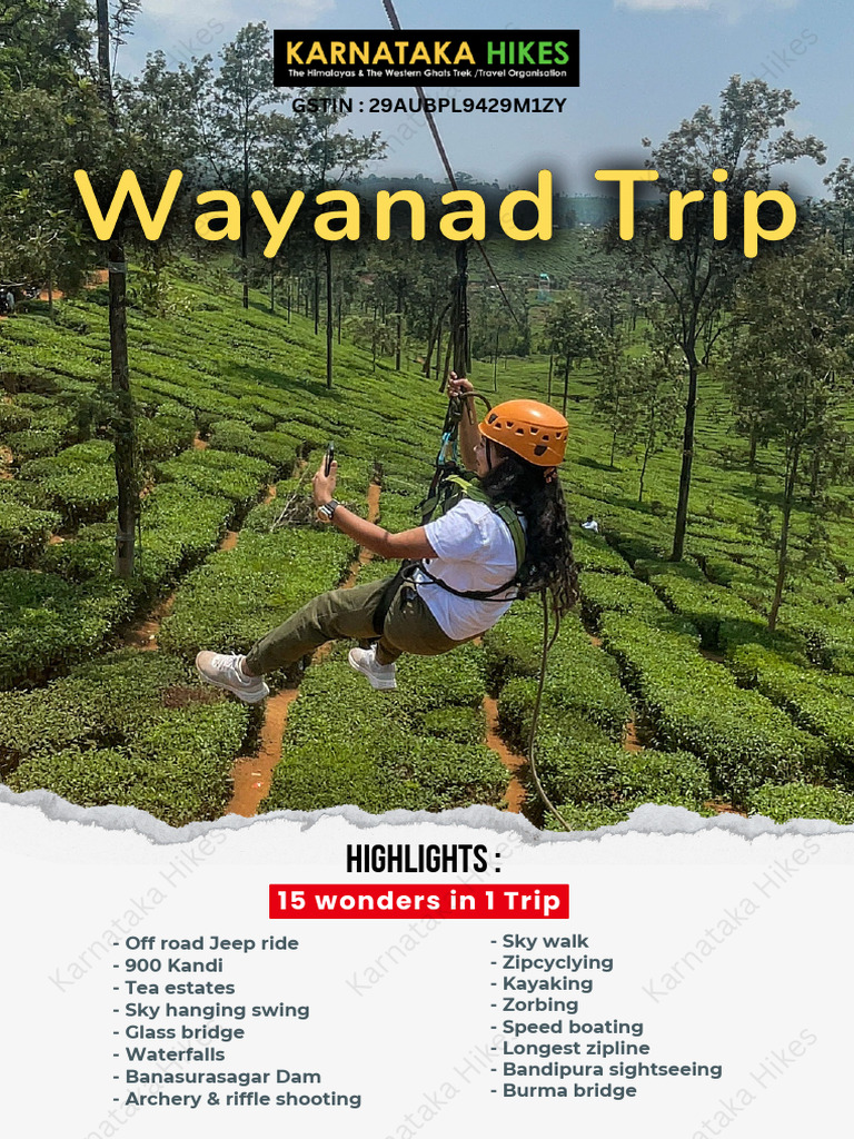 Wayanad Backpacking Tour Bxs9 Karnataka Hikes | PDF
