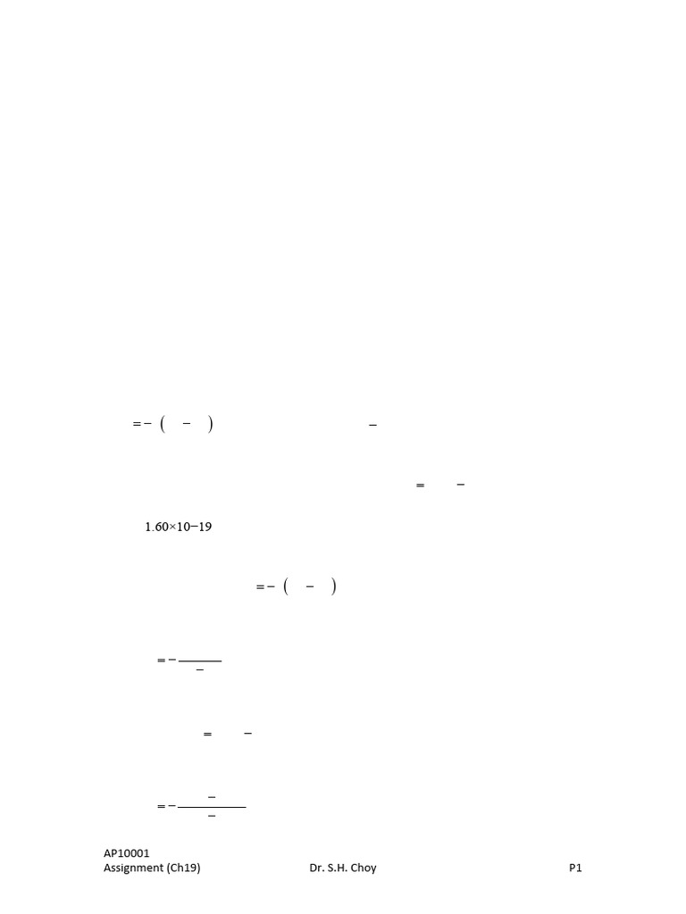 Charge and Energy in Electric Fields | PDF | Electronvolt | Electron