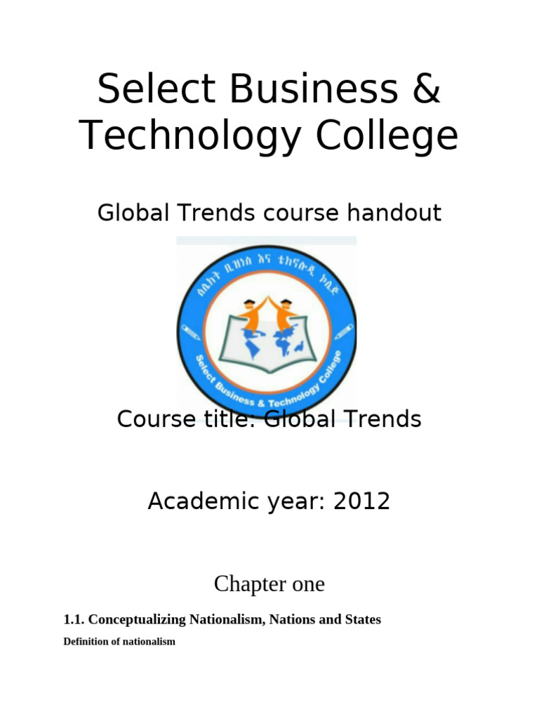 Global Trends Chapter 1 and 2 | PDF | Positivism | Marxism