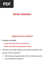 Revised Donor Selection and Referral Criteria Feb 2025 | PDF | Blood ...