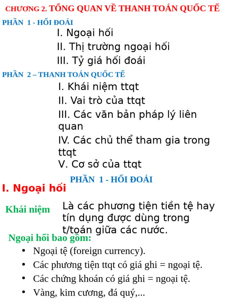 Chuong 2_Tong Quan TTQT 2 | PDF