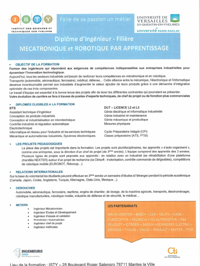 Maquette Mecatronique | PDF