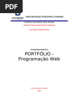 Portfolio - Desenvolvimento em Javascript | PDF | Script Java | Html
