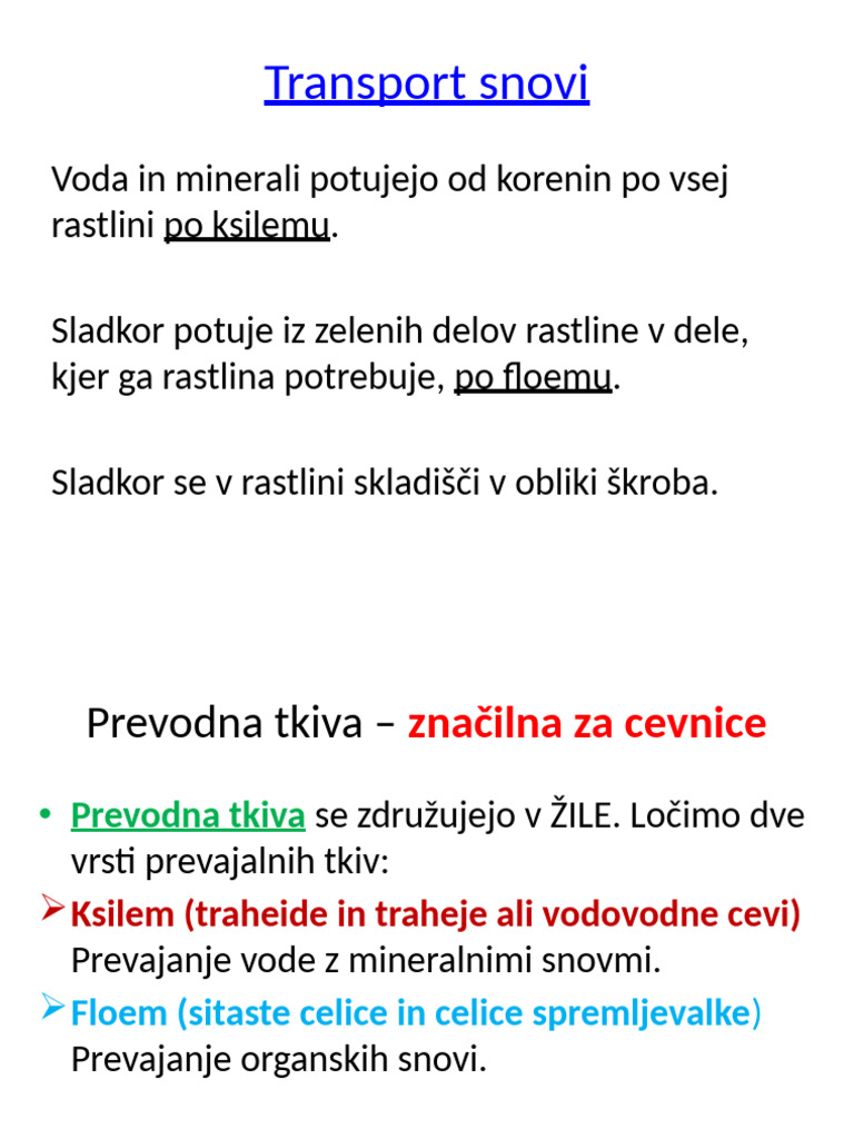 Transport Snovi | PDF