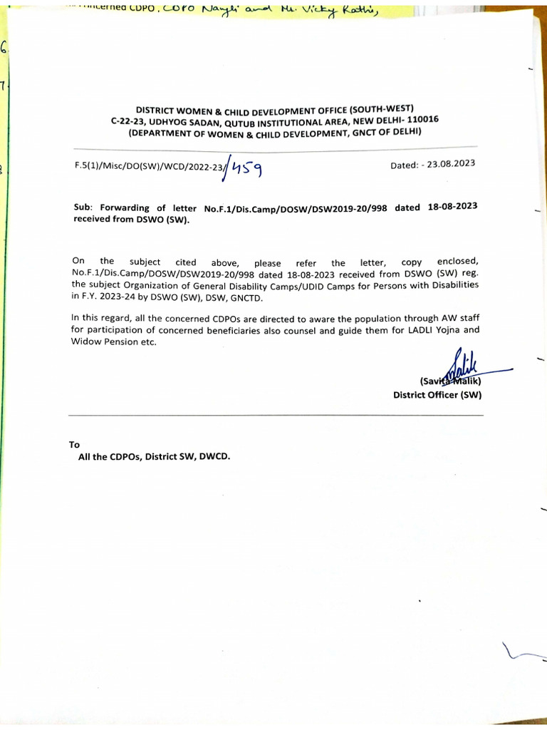 Disability Camp | PDF