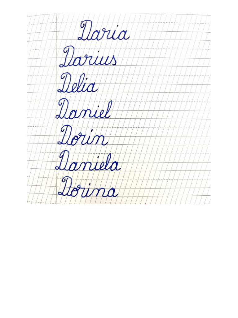 Litera D Mare de Mână | PDF