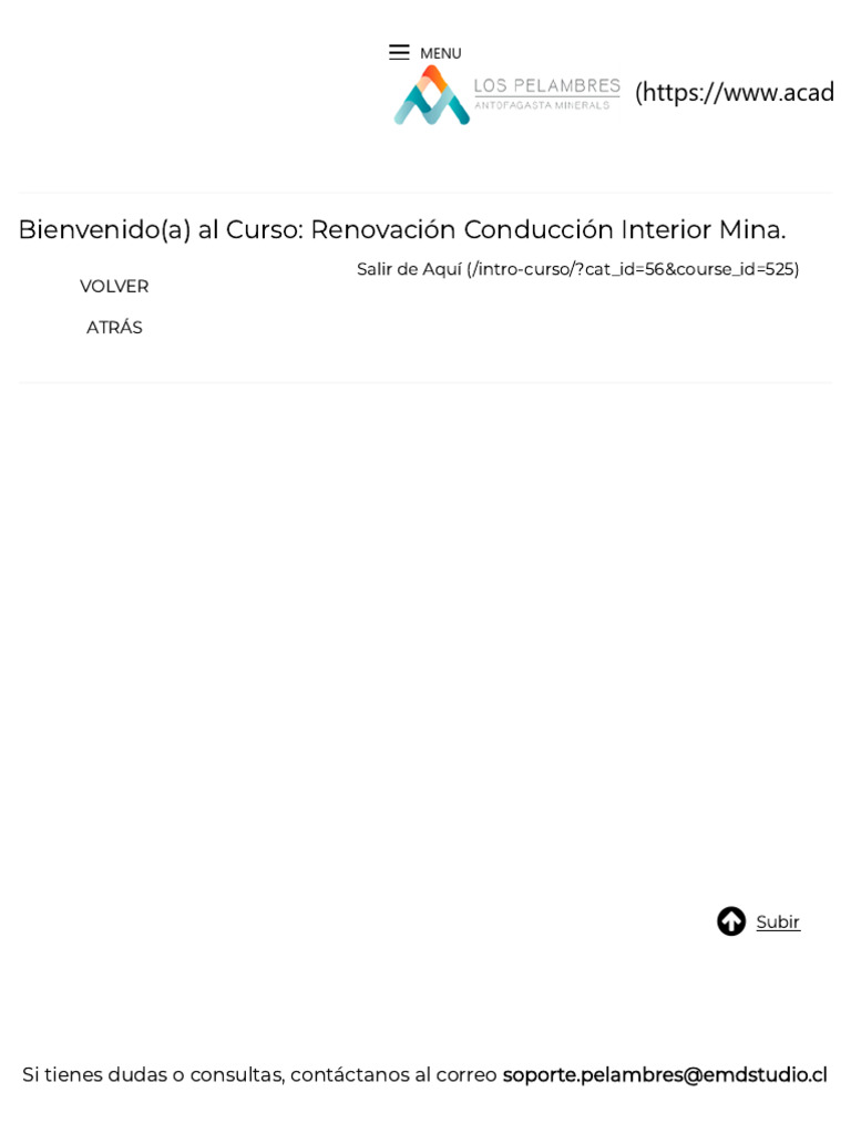 Conducción Interior Mina2 | PDF
