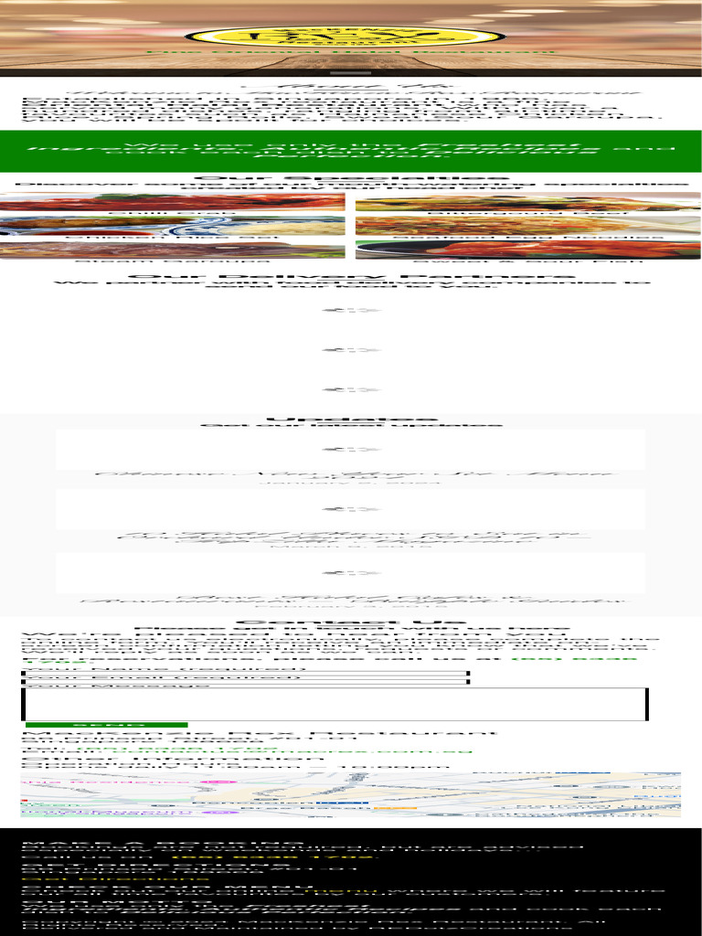 MacKenzie Rex Restaurant Fine Oriental Halal Restaurant | PDF ...