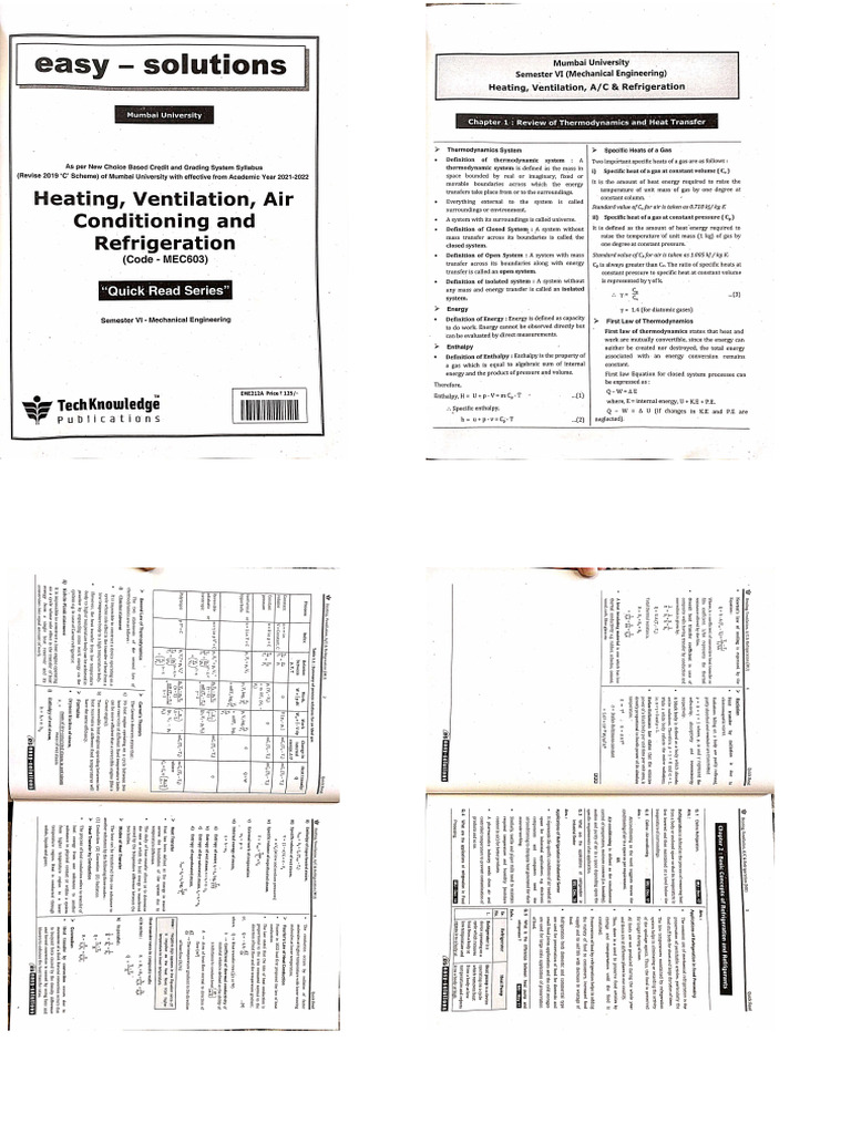 Hvac Theory Easy Solution | PDF