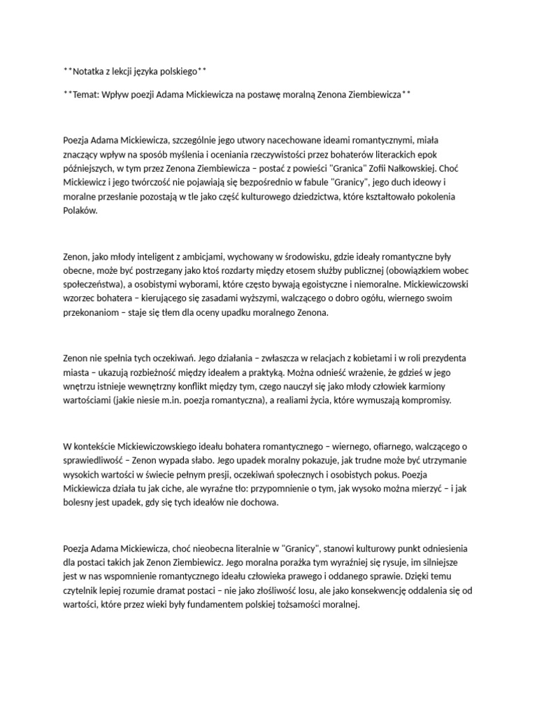 Wplyw Am Na ZZ | PDF