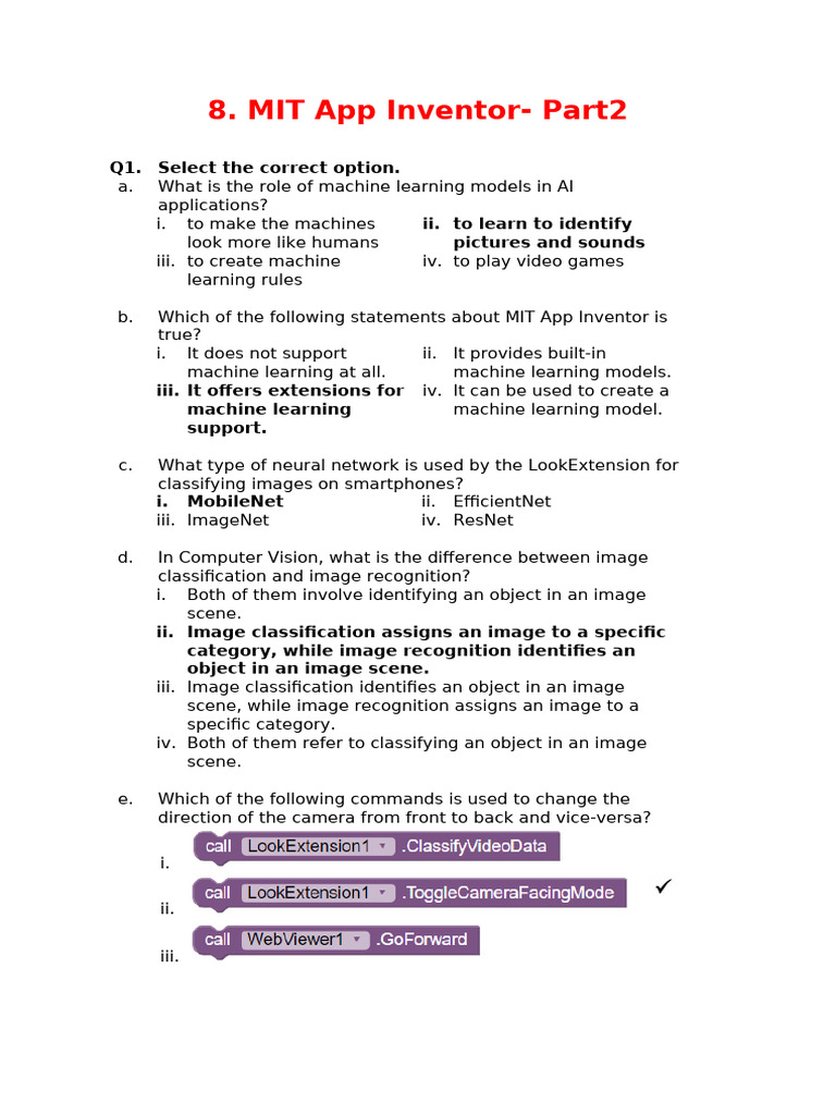MIT App Inventor and Machine Learning | PDF | Machine Learning | Mobile App