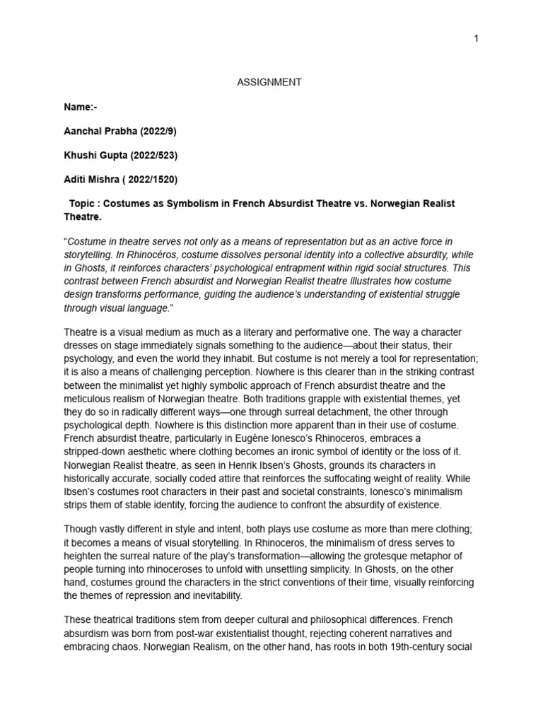 GR Assignment-3 - 250404 - 105640 | PDF | Theatre