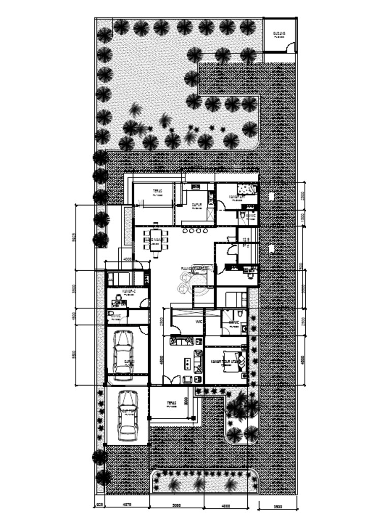 Denah Rumah dengan FFL dan Ruang Keluarga | PDF