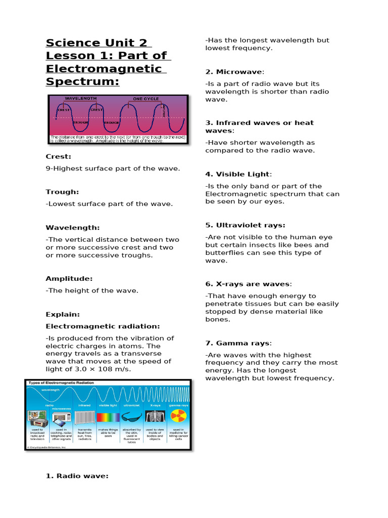Understanding the Electromagnetic Spectrum | PDF | Electromagnetic ...