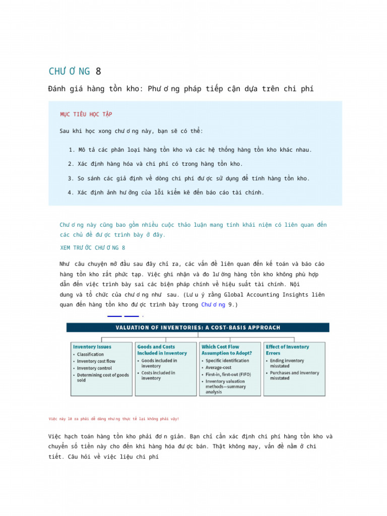 Ch9 Textbook Inventory Kieso TV | PDF