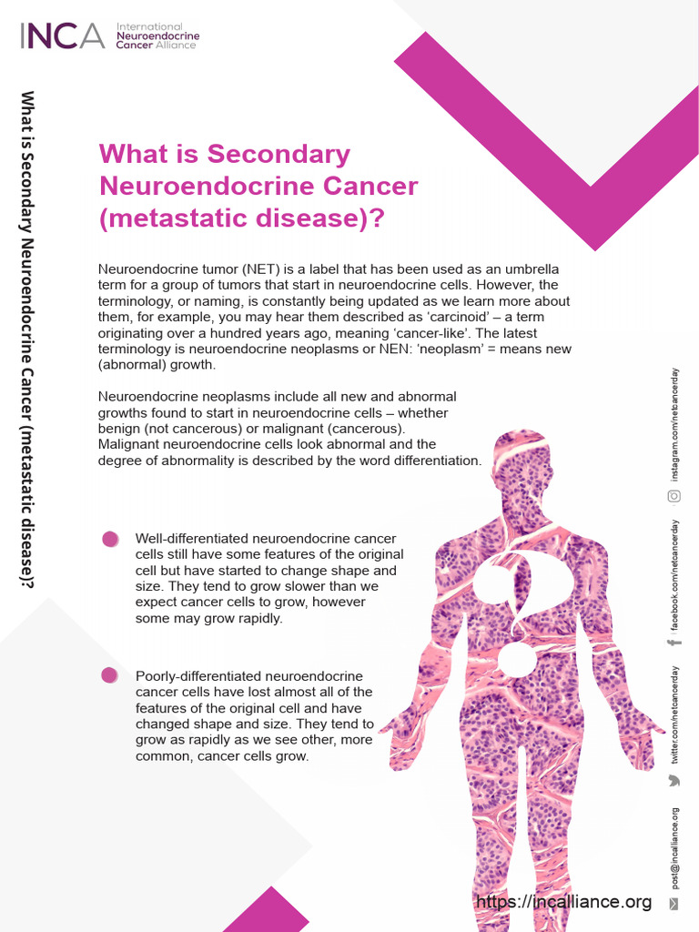 What Is Secondary Neuroendocrine Cancer Metastatic Disease - EN | PDF ...