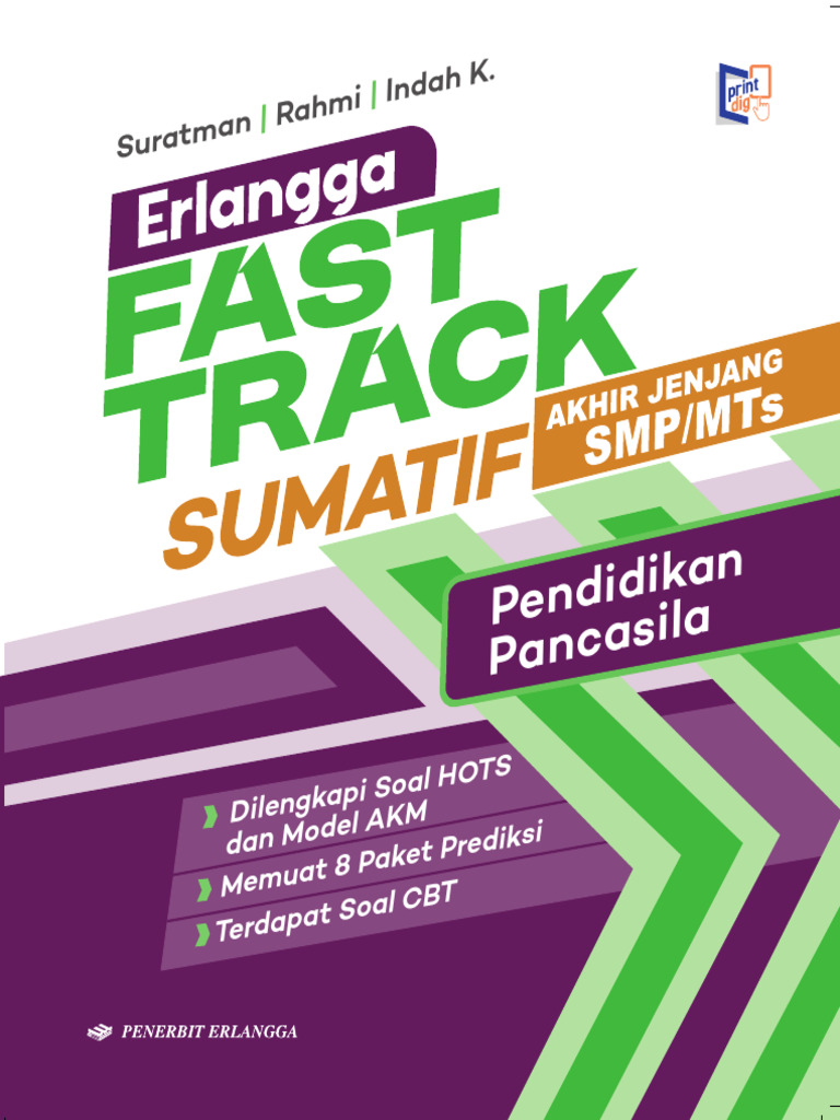 Dummy Erlangga Fasttrack Sumatif SMP Pend Pancasila | PDF