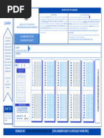 Sample Let Answer Sheet | PDF | Test (Assessment)