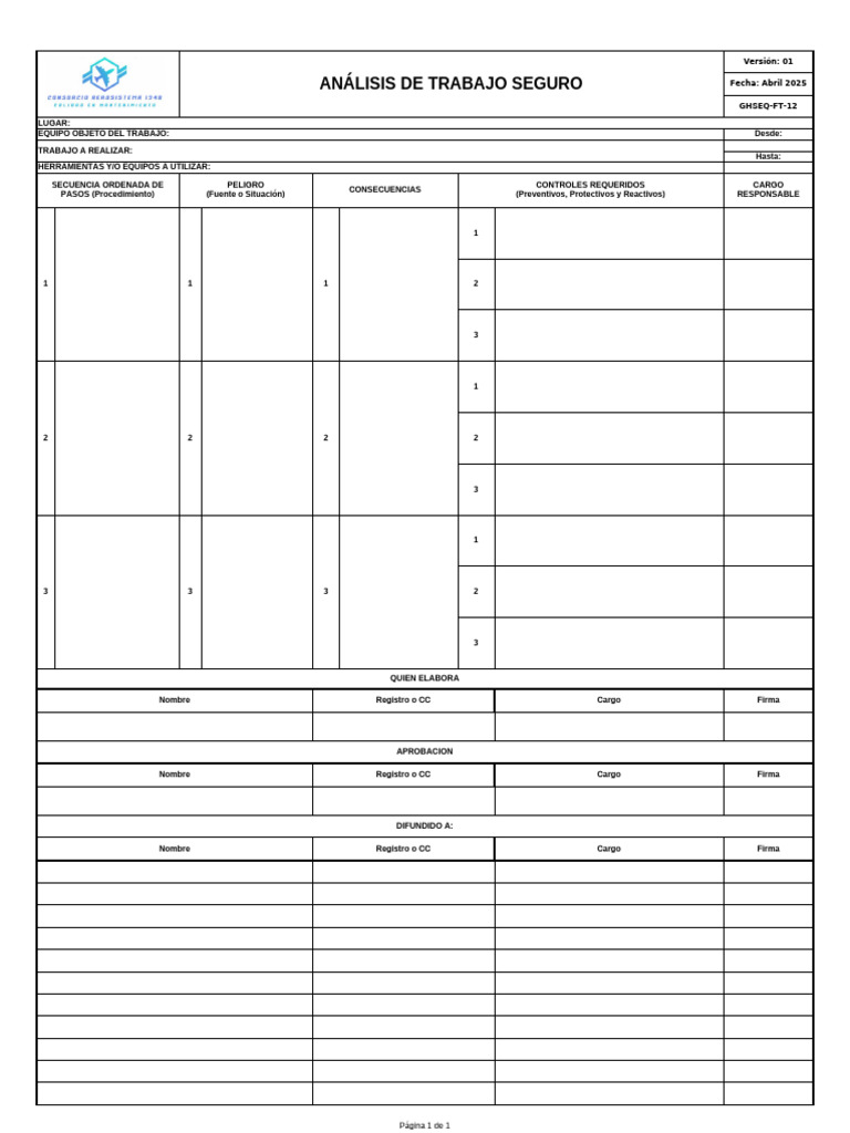 Formato Ats - Aerosistem | PDF