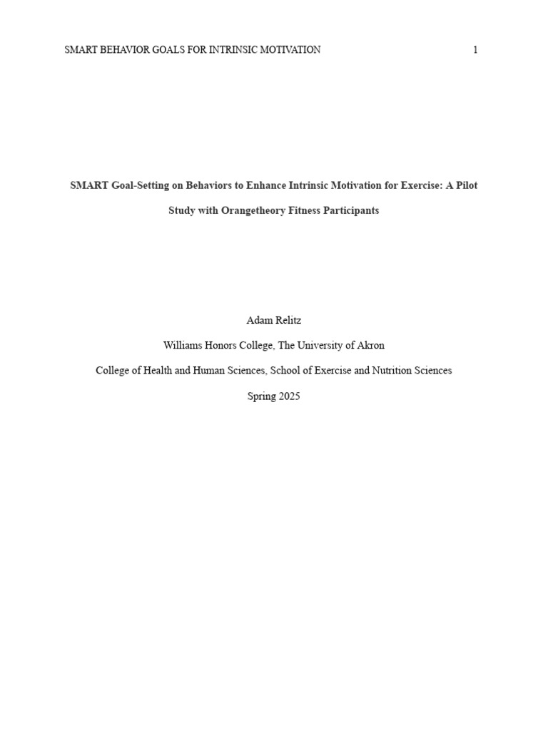 Honors Project Final Draft - A.Relitz - Updated by AR 5-2-25 | PDF ...