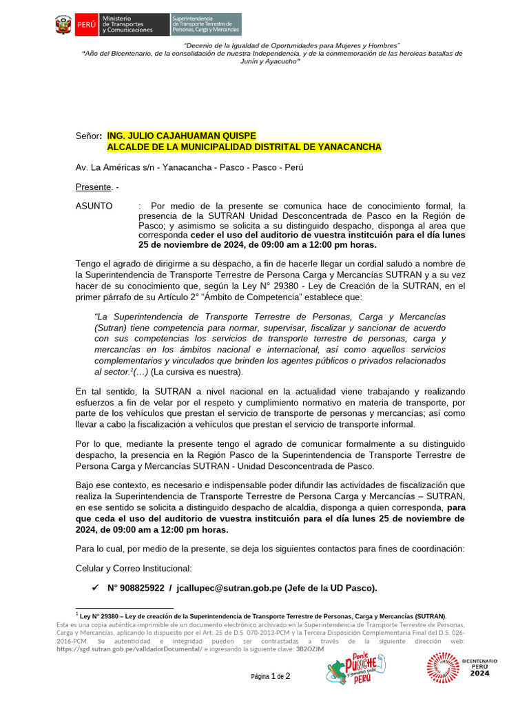 OFICIO MDY (1) | PDF