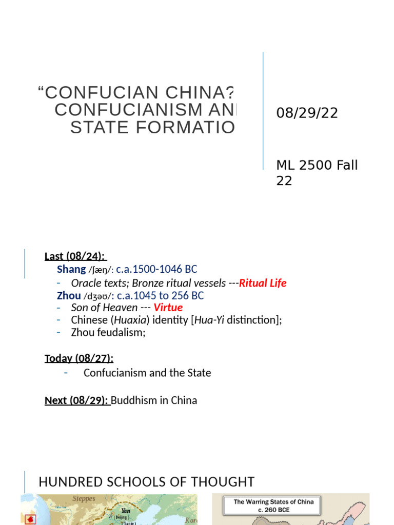 0829 - Confucianism and State | PDF | Confucianism | China