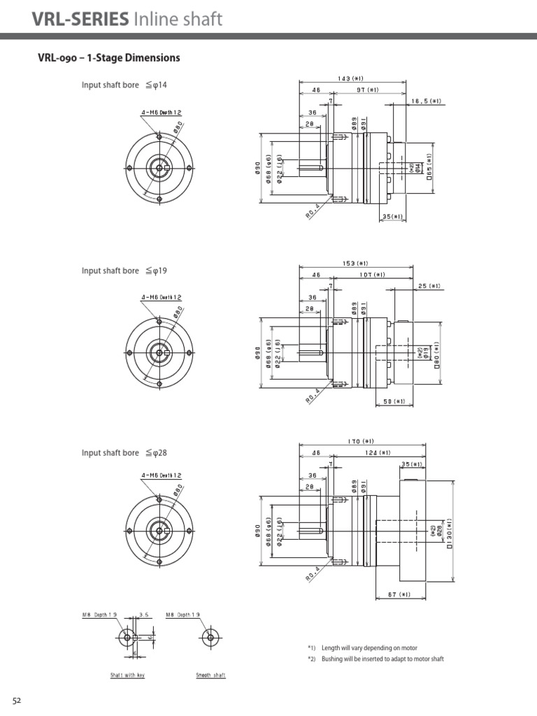VRL 090 Dimensions | PDF