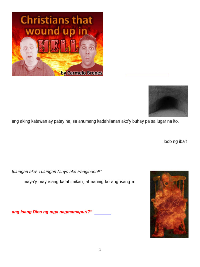 Dokumen - Tips - Cristiyanong Napunta Sa Impiyerno | PDF