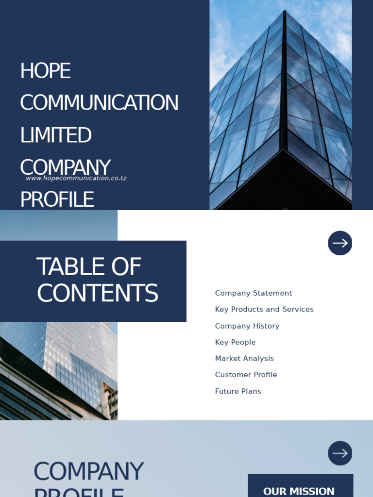 Hope Company Profile | PDF | Computing