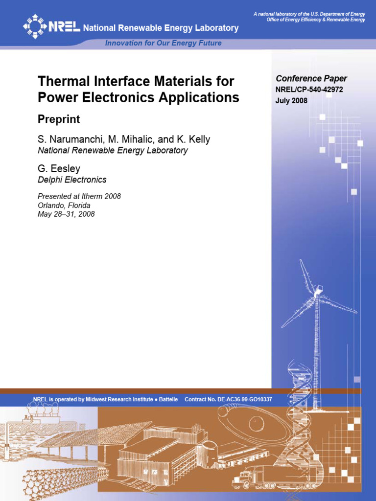 Thermal Interface Materials in Power Electronics | PDF | Carbon ...