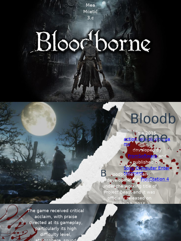 Bloodborne videogame lore and characters.pptx | PDF