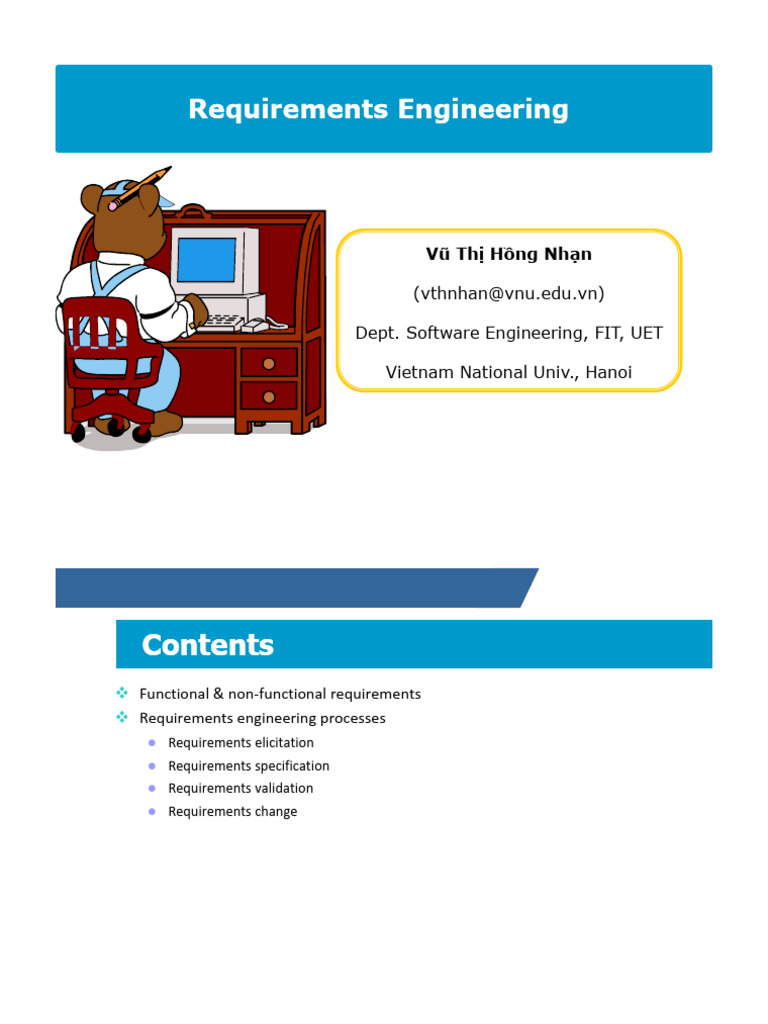 6-7 Requirement engineering | PDF | Use Case | System