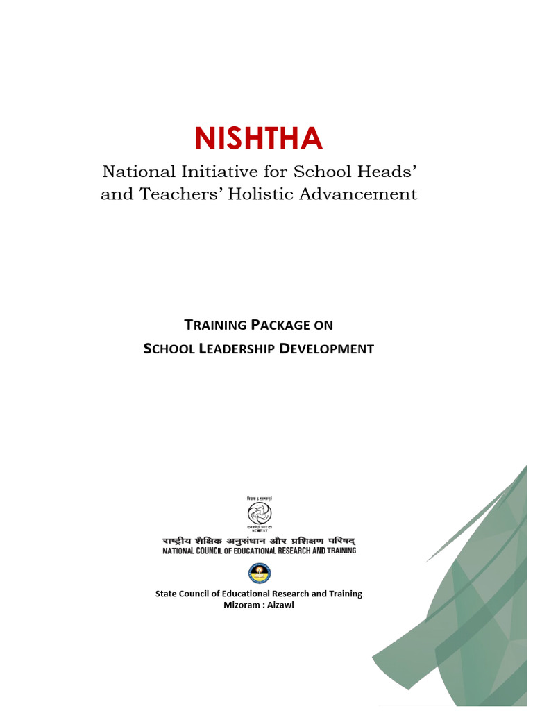01 NISHTHA Leadership Package | PDF | Vocational Education | Leadership