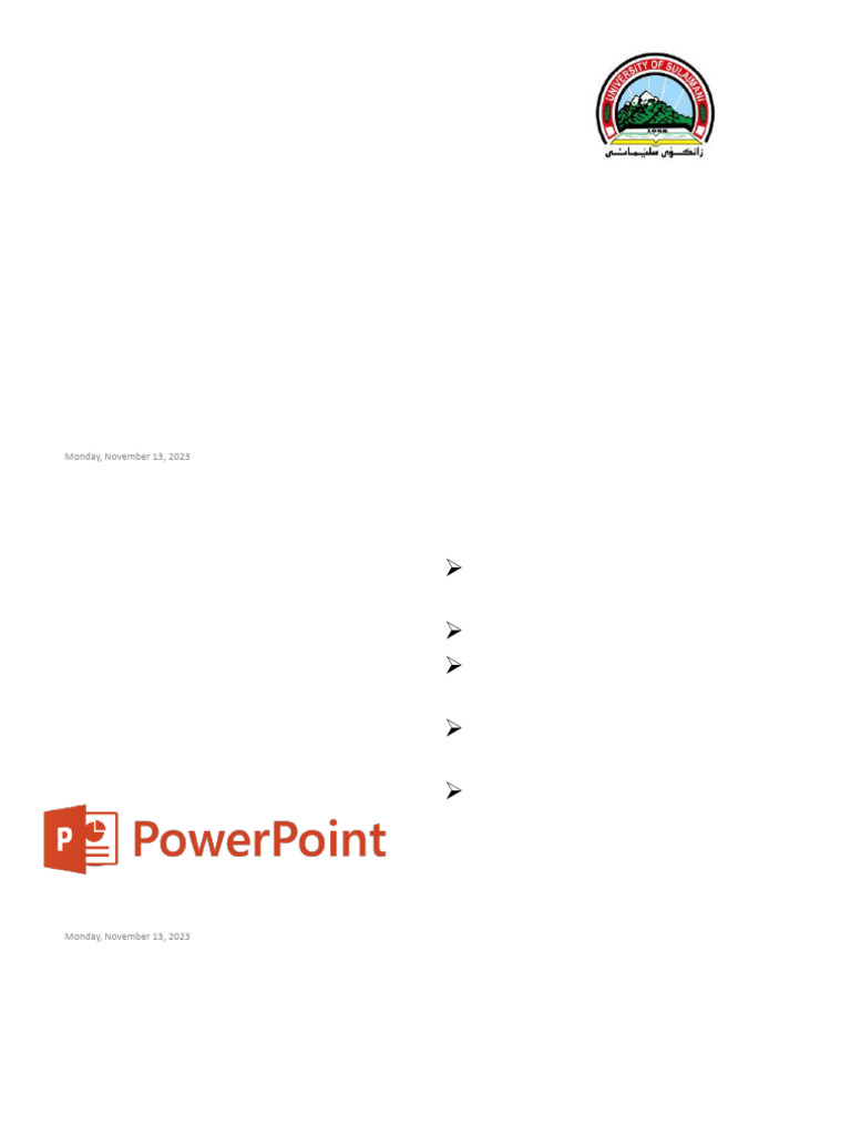 Lecture 2 - Microsoft Powerpoint - Home | PDF | Microsoft Power Point | Typefaces