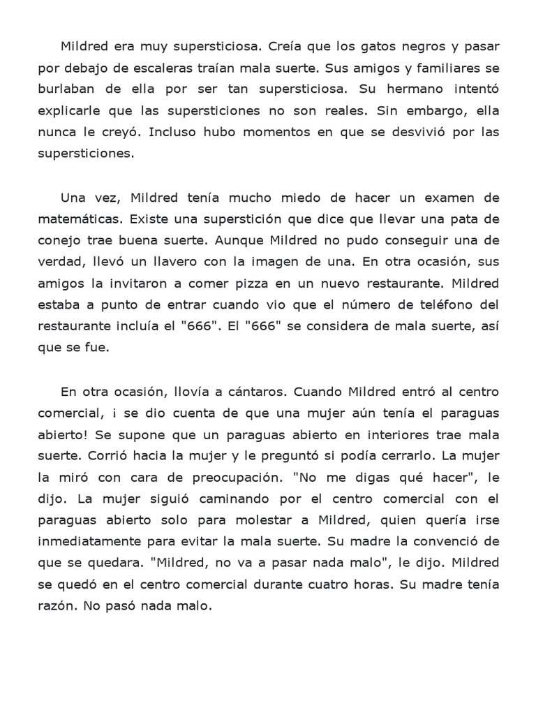 Ser Demasiado Supersticioso | PDF